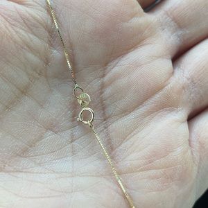 Jewelry | 14k Solid Yellow Gold Box Chain 16 Or 18 Inches | Poshmark